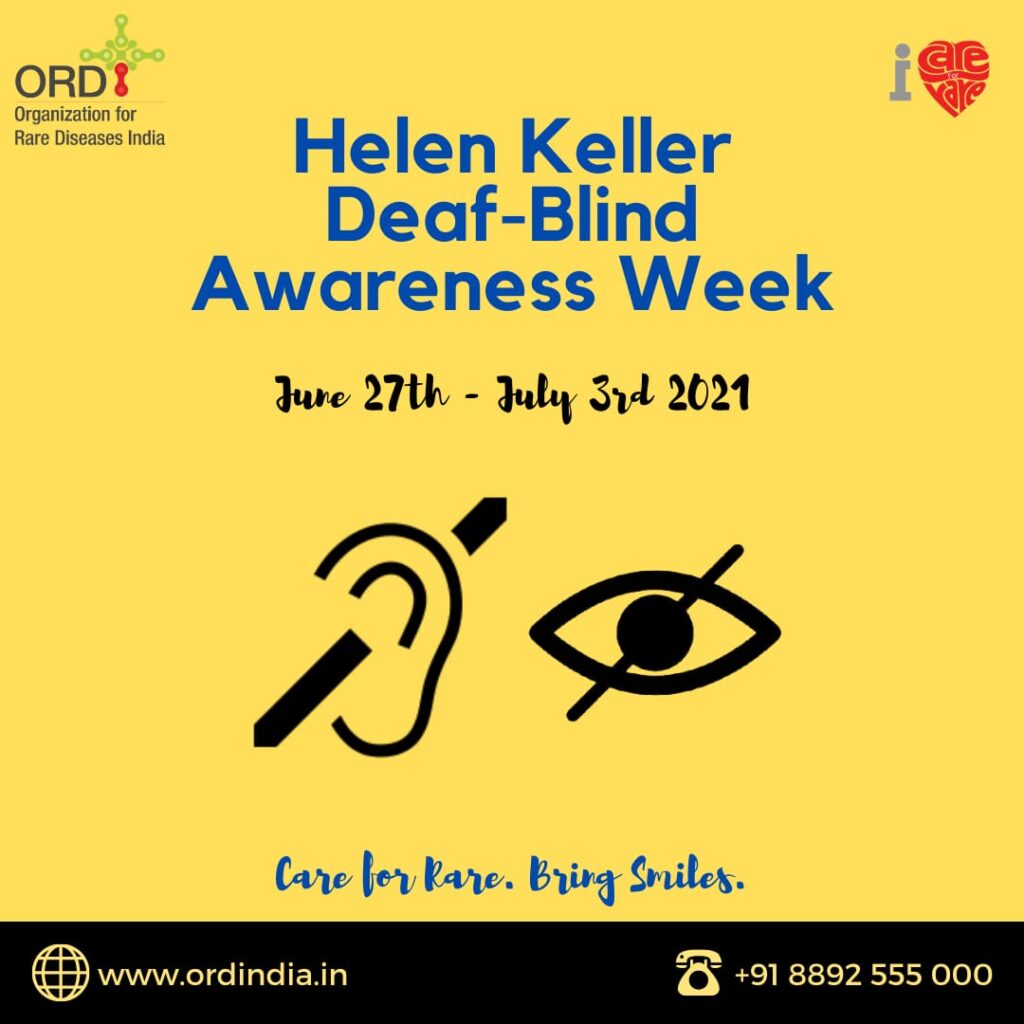 Helan Keller Deaf -Blind Awareness Week 1 – ORD India